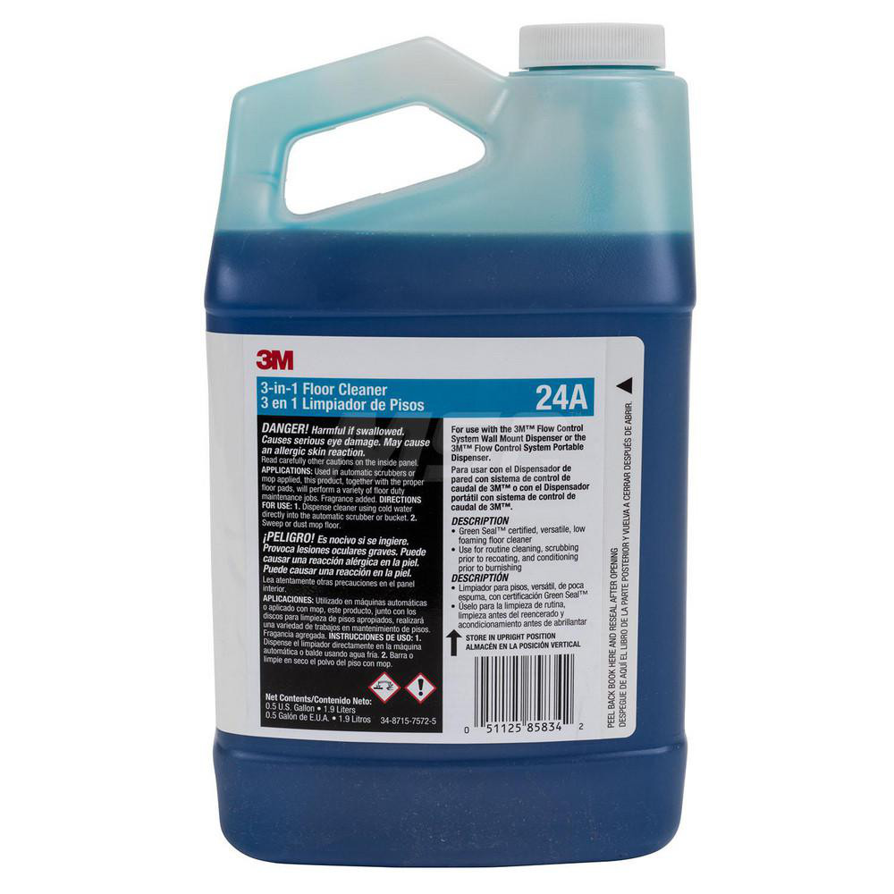 3M - Floor Cleaners, Strippers & Sealers; Container Size: 0.5gal ...
