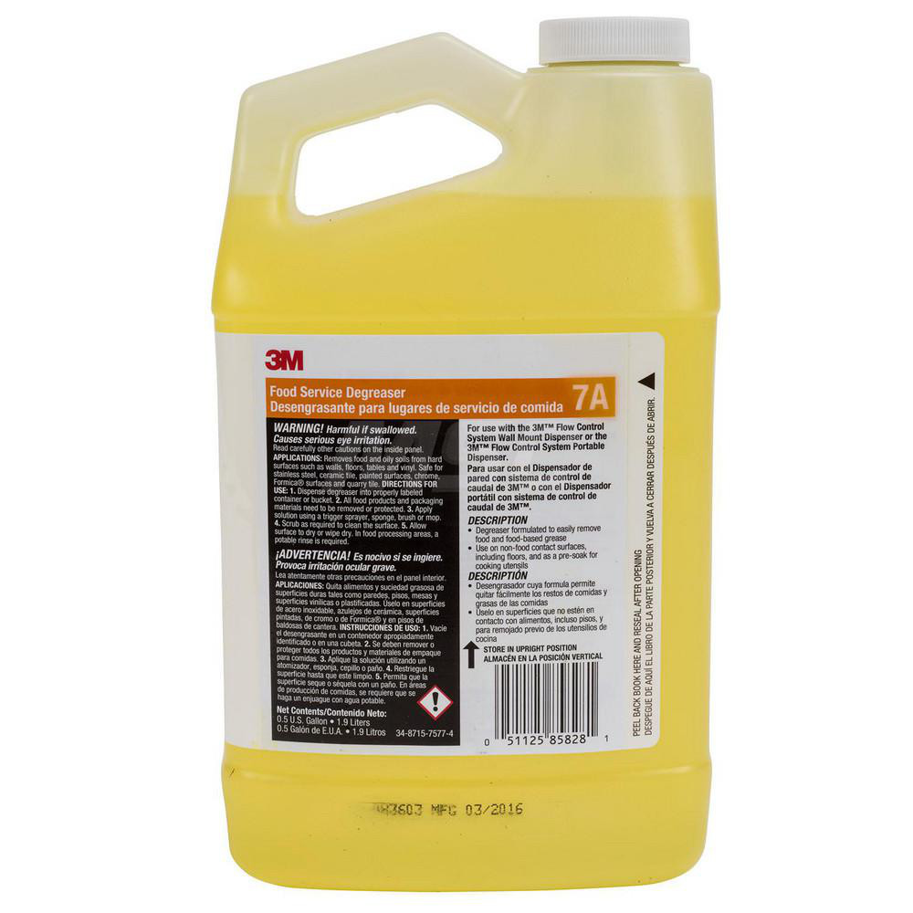 3M - Food Service Degreaser: 0.5 gal Bottle - 14162358 - MSC Industrial ...