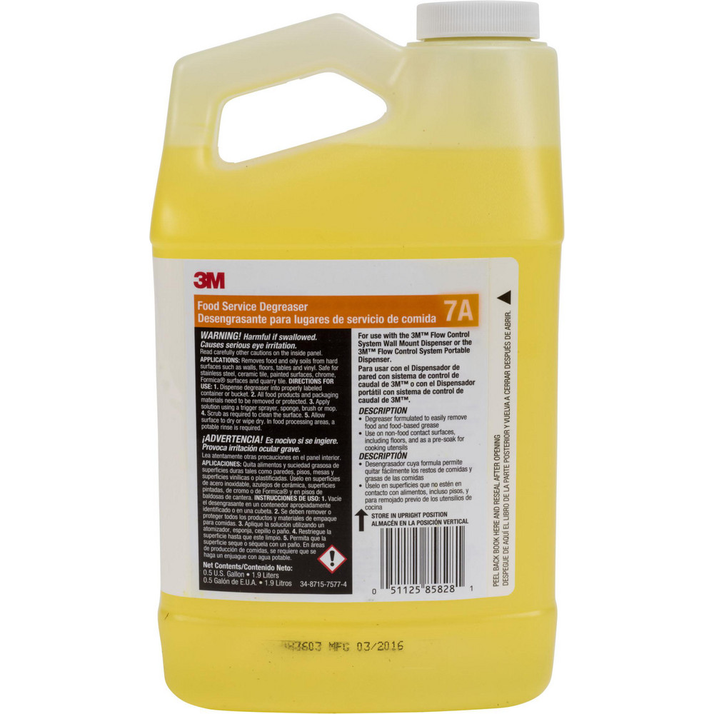 3M - Food Service Degreaser: 1/2 gal, Bottle | MSC Direct