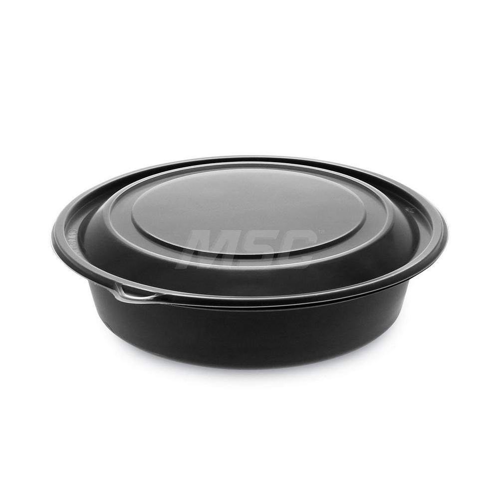 Pactiv - Bowls: 32 oz, MFPP, Black & Clear | MSC Direct