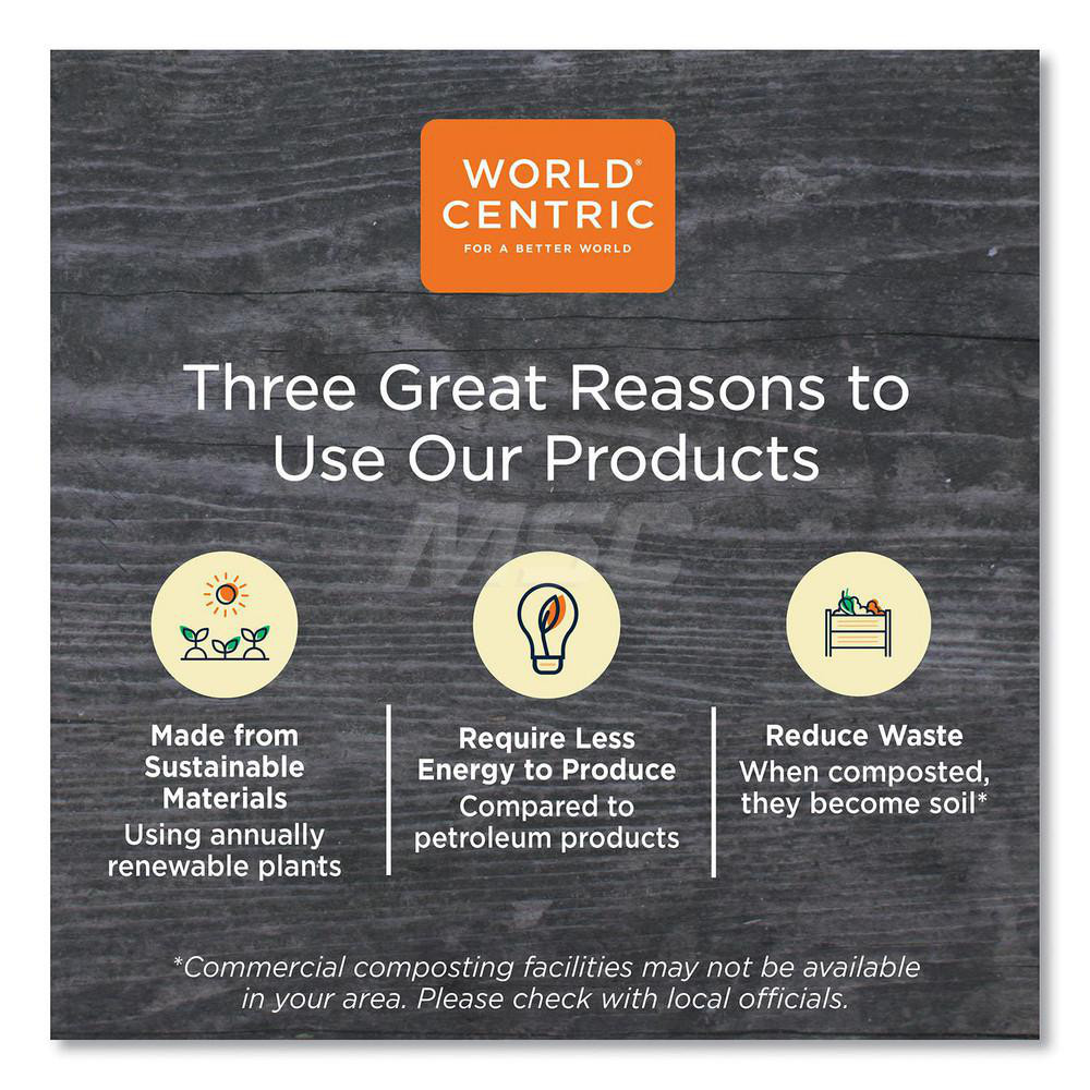 World Centric - Food Container Lids; For Use With: World Centric TRSC60 ...