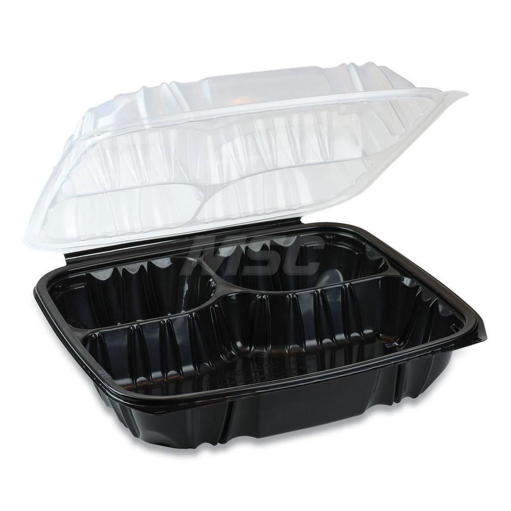 Pactiv - Food Storage Container: Square, Hinged Lid | MSC Direct