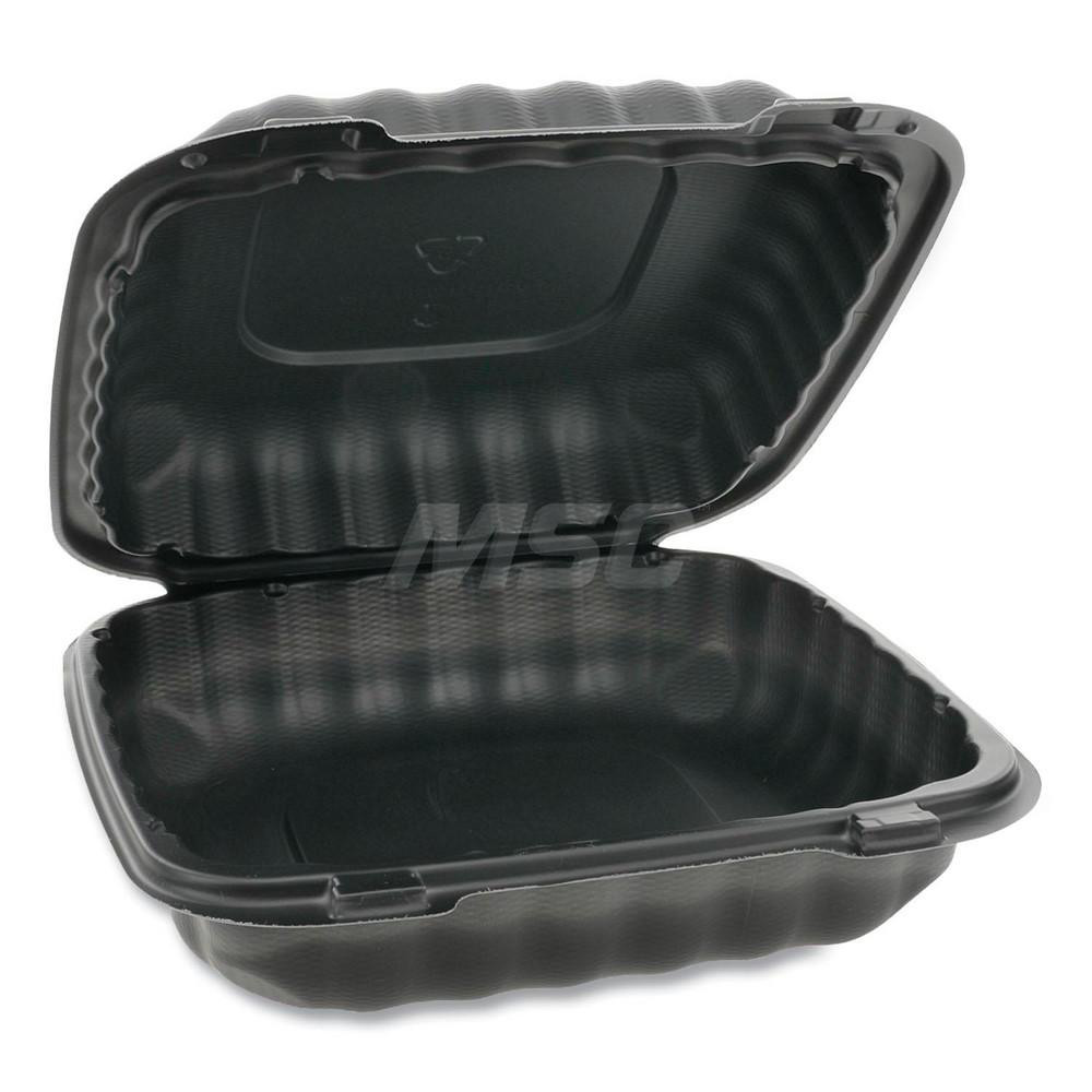 Pactiv - Food Storage Container: Square, Hinged Lid | MSC Direct