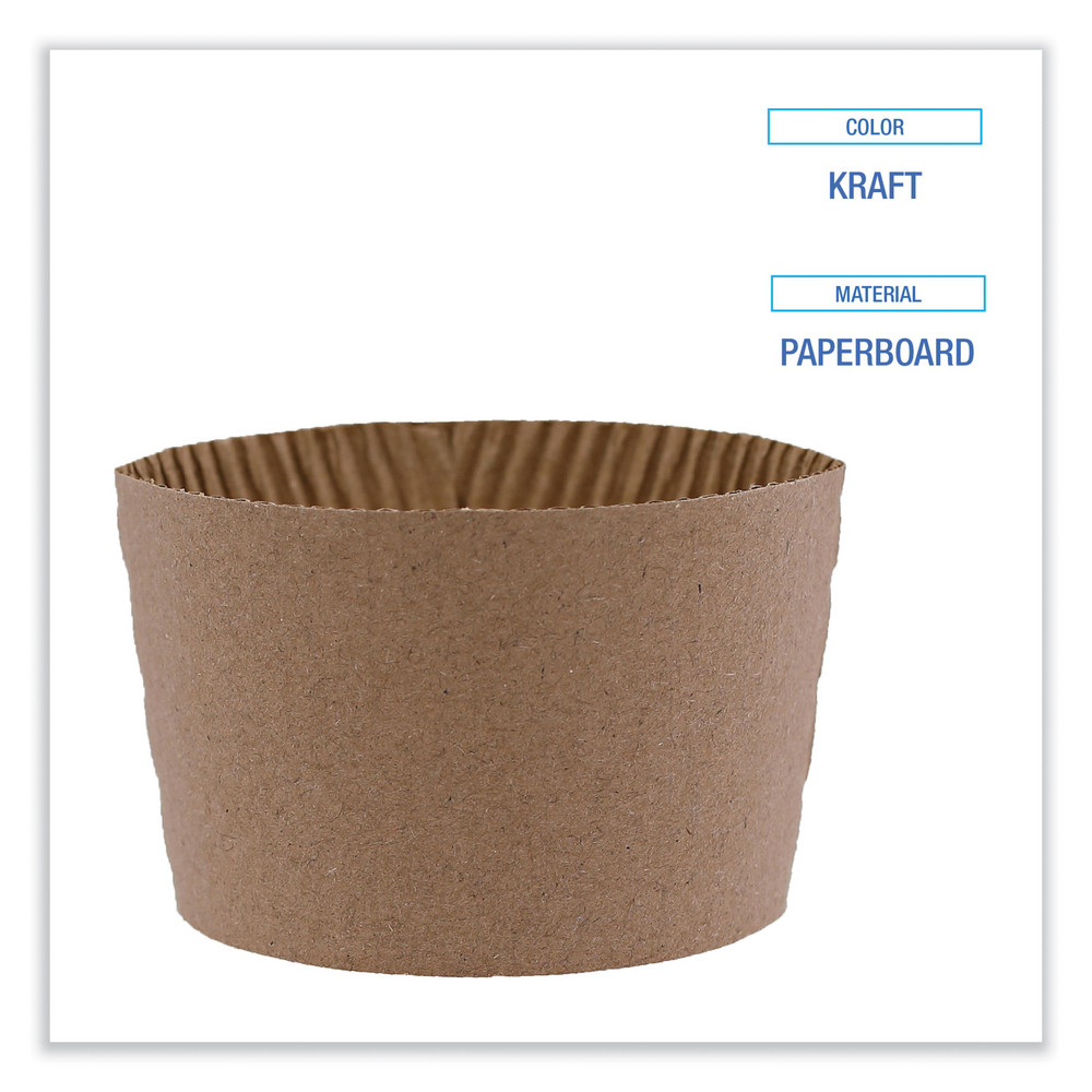 Boardwalk - Cup Sleeve: Paperboard, Kraft | MSC Industrial Supply Co.