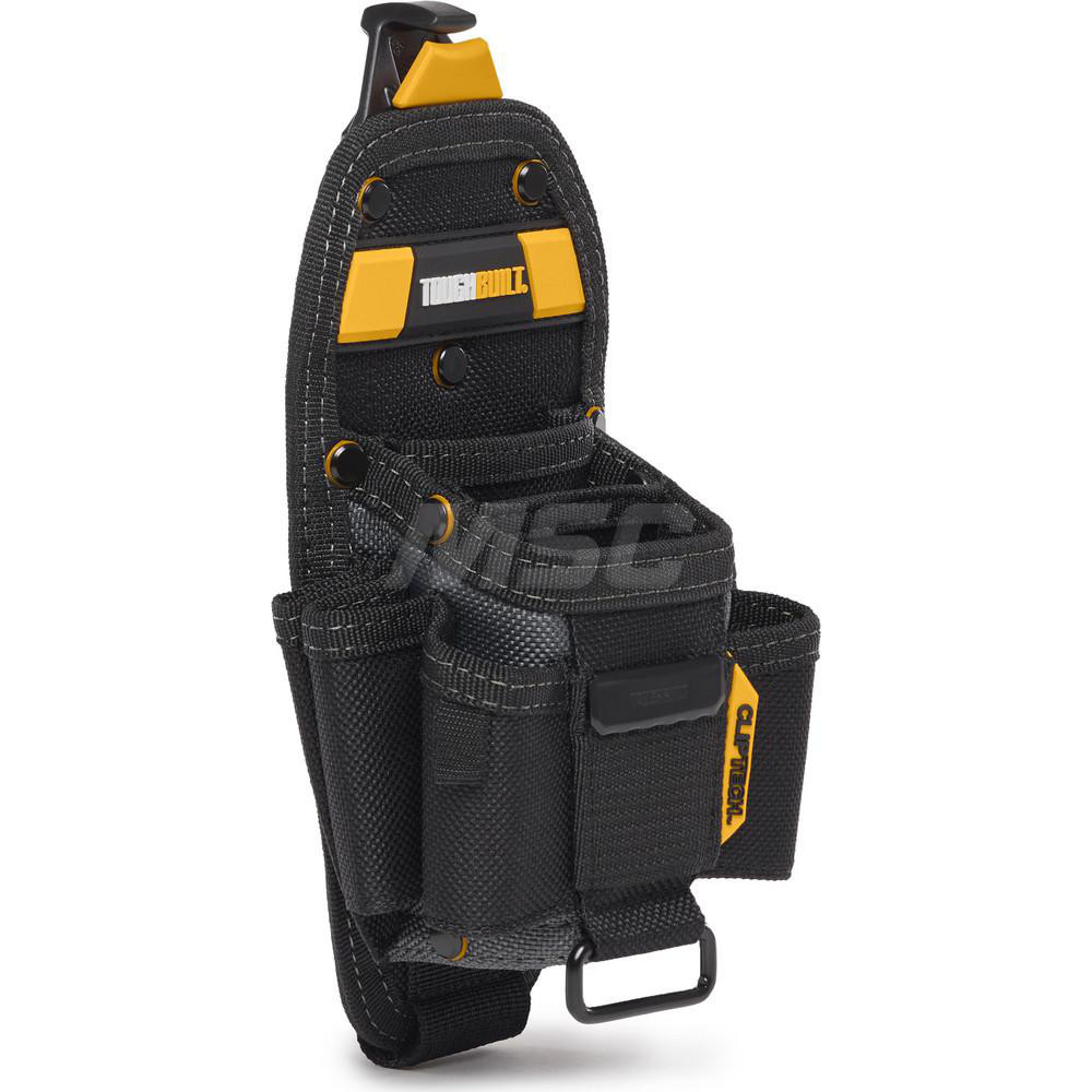 Toughbuilt - Tool Pouch: 7 Pockets, Polyester, Black | MSC Direct