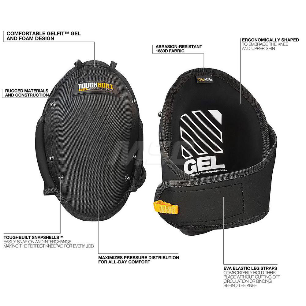 Toughbuilt - Knee Pads; Strap Type: Hook & Loop ; Closure Type: Hook ...