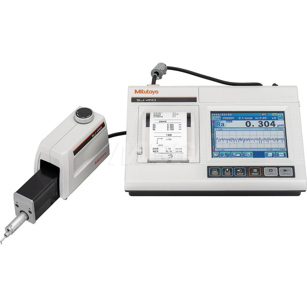 Mitutoyo - SJ-412 Portable Surface Roughness Tester, 4mN Detector, 5µm ...