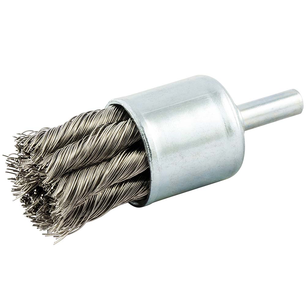 Norton - 1" Diam Stainless Steel Knotted End Brush - 14328454 - MSC ...