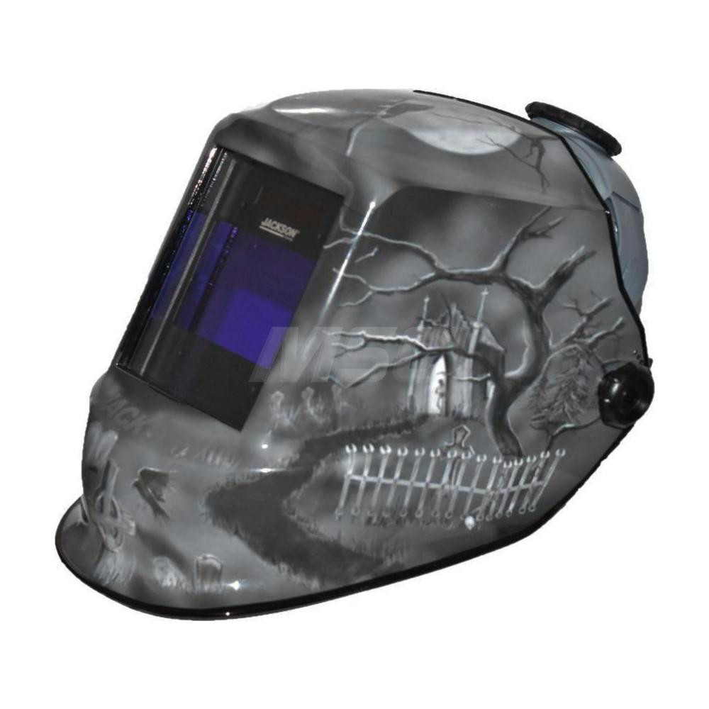 Jackson Safety - Welding Helmet: Black & Gray, Nylon, Shade 10 | MSC Direct