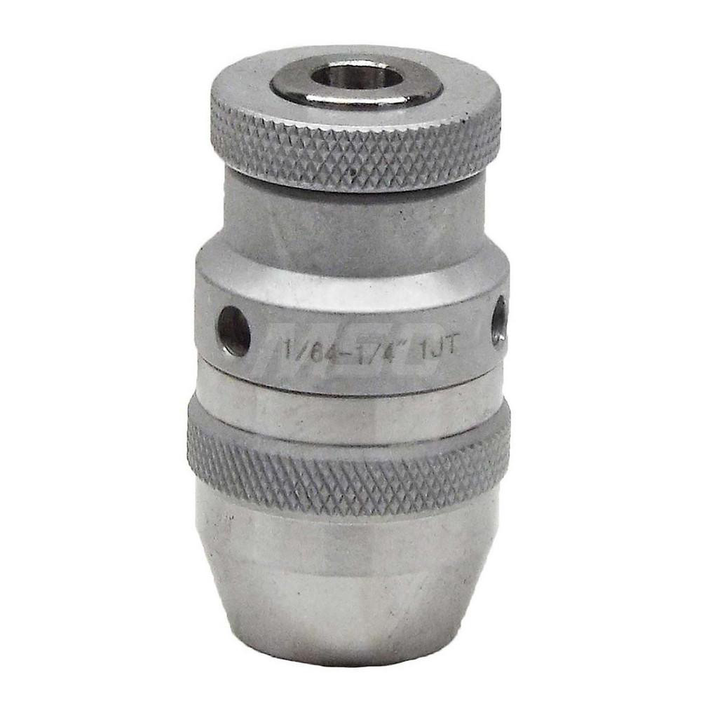 ShopForce - Drill Chuck: 1/64 to 1/4" Capacity, Jacobs Taper Mount, JT1 ...
