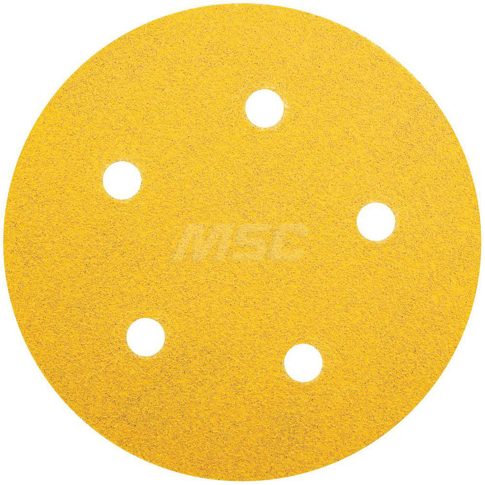 Norton - Hook & Loop Disc: 5" Dia, 80 Grit, Coated, Aluminum Oxide ...