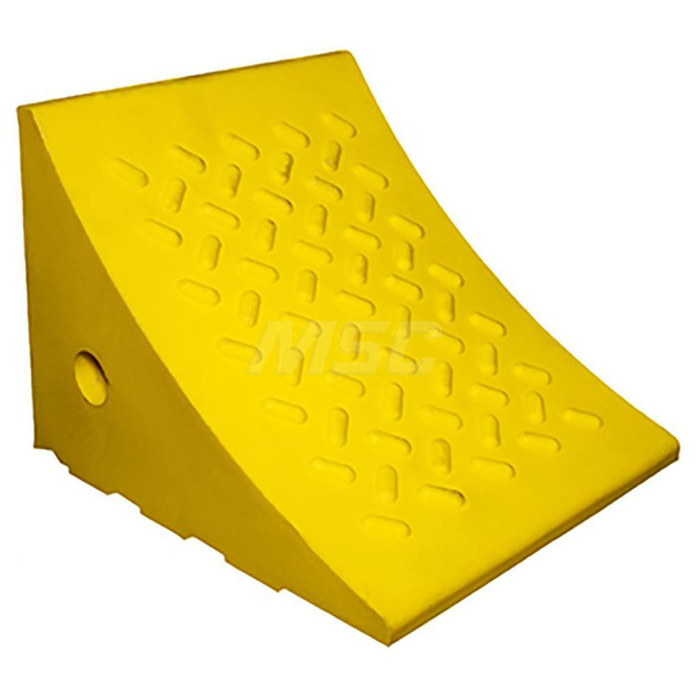 ESCO - Polyurethane Wheel Chock: 7" OAW, 6-1/4" OAH | MSC Direct