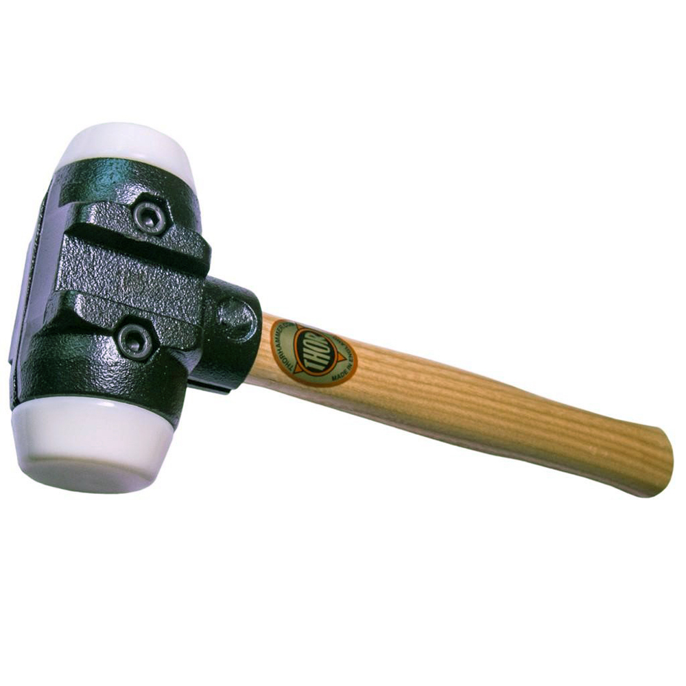 Osca - Non-Marring Hammer: 3.42 lb, 1-3/4" Face Dia, Malleable Iron ...