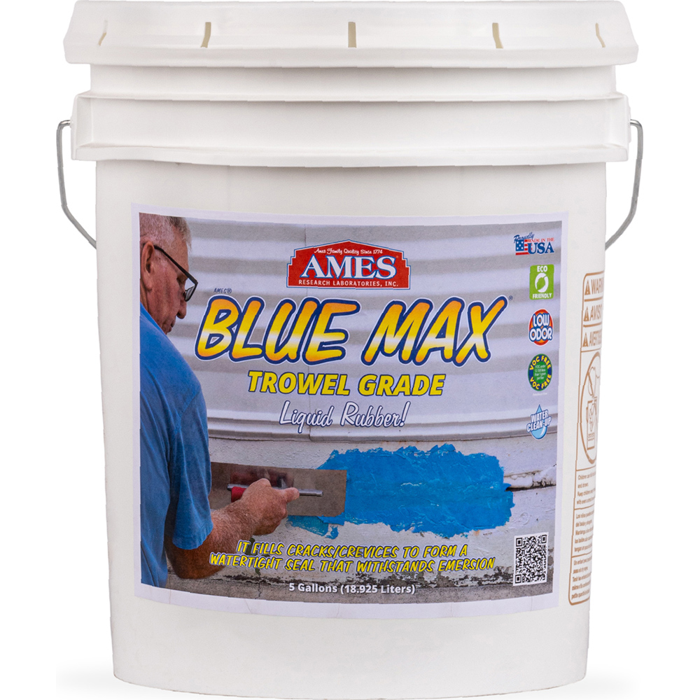 Ames - Blue Max 5 Gal Pail Blue Liquid Rubber Filler & Sealer ...