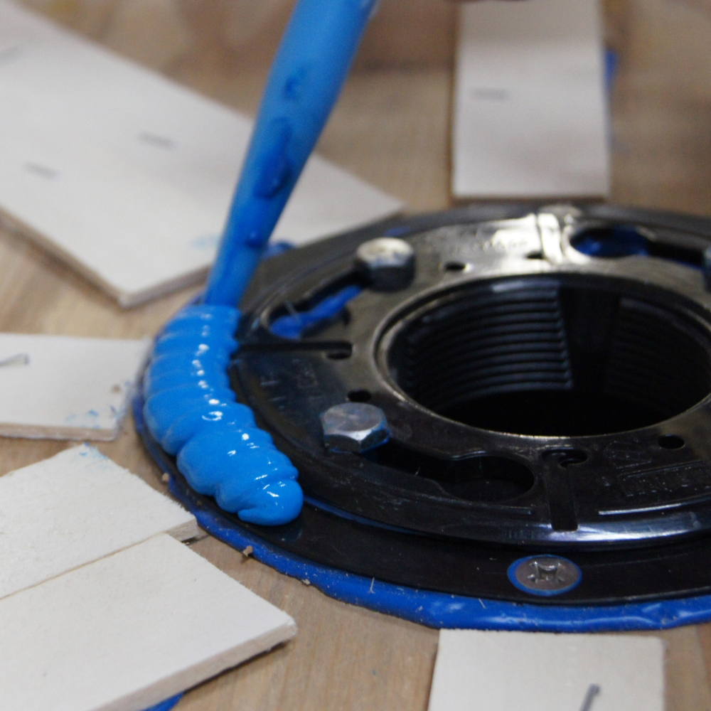 Ames - Waterproofing Filler & Sealer: 10.1 oz Tube, Blue, Latex | MSC ...