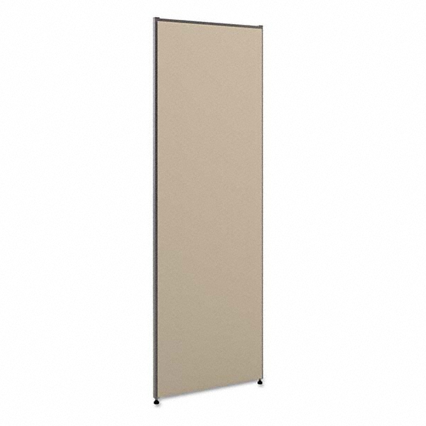 Hon - Fabric Panel Partition: 24" OAW, 72" OAH, Gray | MSC Direct