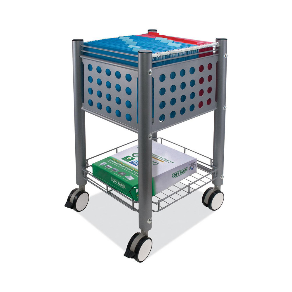 Vertiflex Products - File Utility Cart: Steel, Gray | MSC Direct