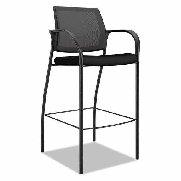 Hon - Mesh Stool: Fabric, 25" Seat Width, 23" Seat Depth, Black | MSC ...