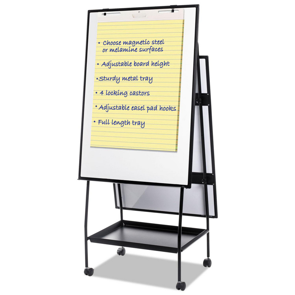 MasterVision - 74-7/8" High x 29-1/2" Wide Magnetic Dry Erase Board ...