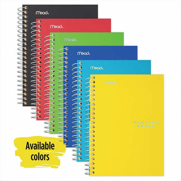 Five Star - 7X5 100/SHT COLLEGE RL WIREBND NOTEBK | MSC Direct