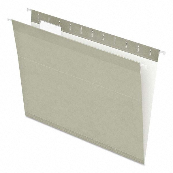 Pendaflex - Hanging File Folder: Letter, Gray, 25/Pack | MSC Direct