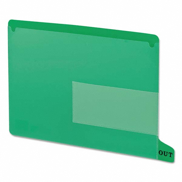 SMEAD - File Guide with Pocket: Letter, Green, 25/Pack | MSC Direct