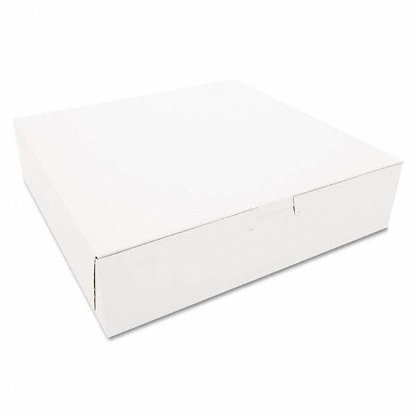 SCT - Tuck-Top Bakery Boxes, 10w x 10d x 2 1/2h, White, 250/Carton ...