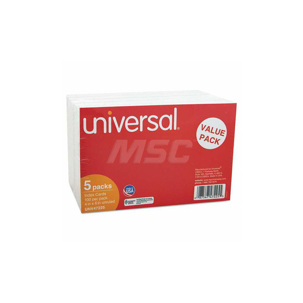 UNIVERSAL - Rolodexes & Cards; Rolodex Type: Index Cards; Card Type ...