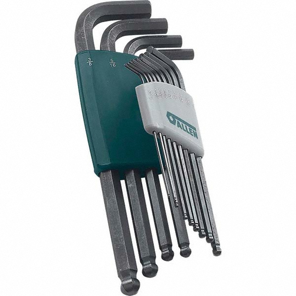 Allen - Hex Key Sets: Ball End: Yes; Tool Type: Ball End; Handle Type ...