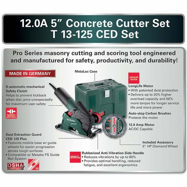 Metabo - Cut-Off Tools & Cut-Off-Grinder Tools Type of Power: Electric ...