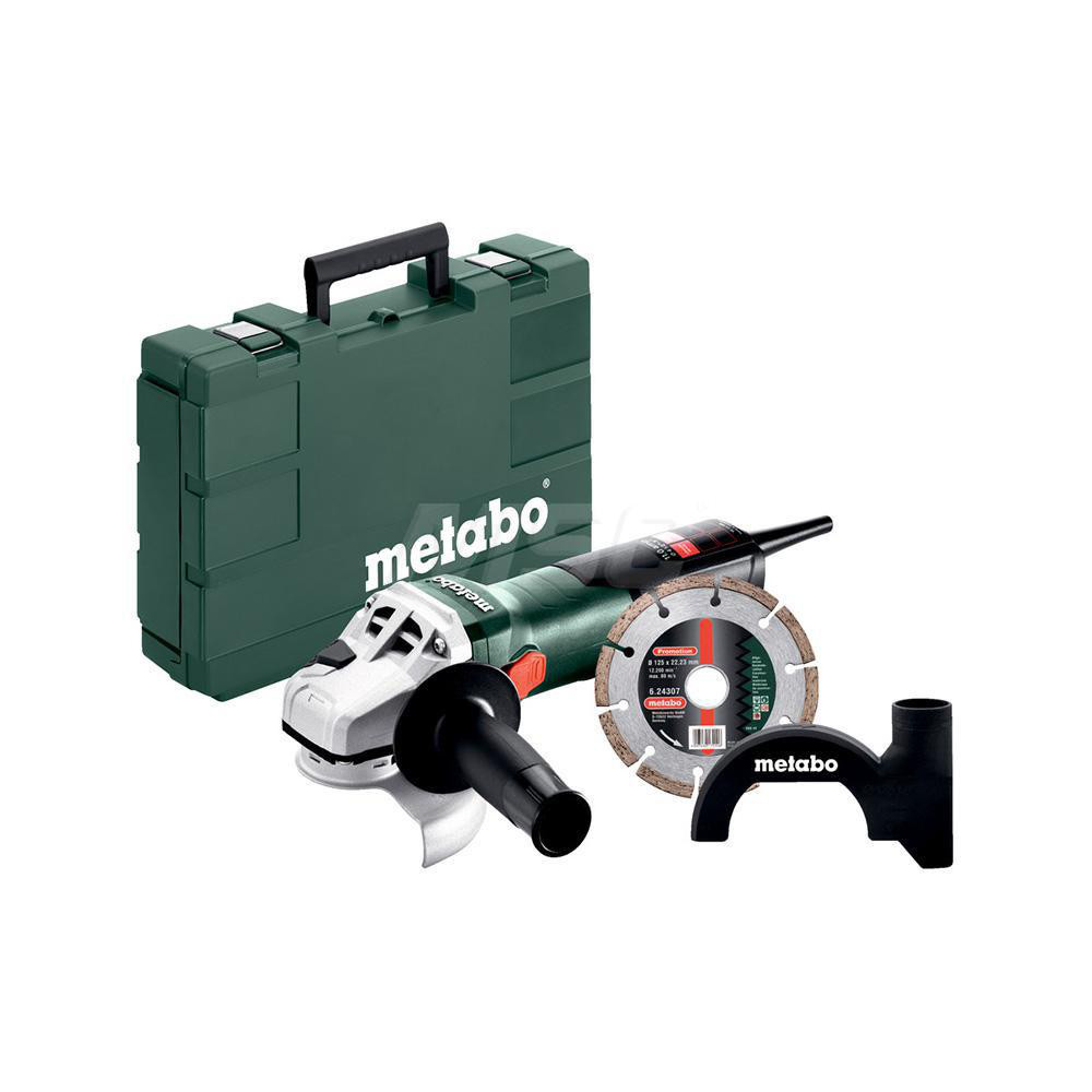 Metabo - Corded Angle Grinder: 4-1/2 to 5" Wheel Dia, 11,000 RPM, 5/8 ...