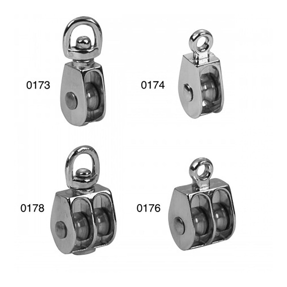 Campbell - Blocks & Pulleys; Type: Swivel Eye Pulley; Pulley Type ...