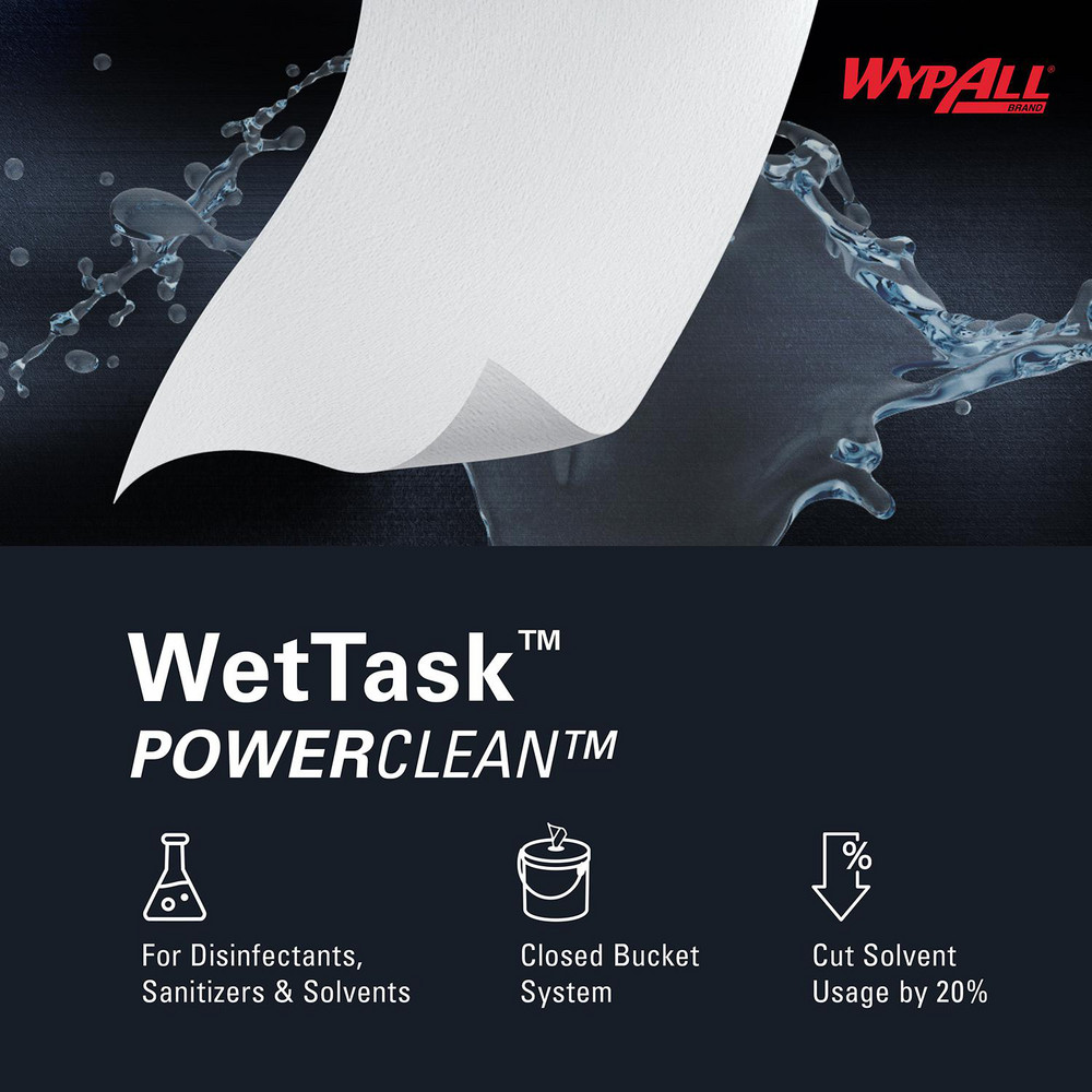 WypAll - PowerClean™ WetTask™ Wipers for Disinfectants, Sanitizers and ...