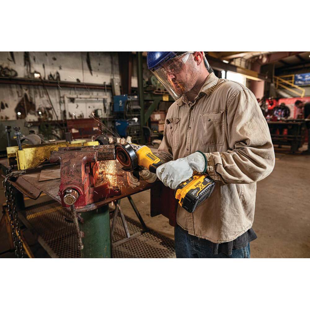 DeWALT - Cordless Angle Grinder: 4-1/2 to 5" Wheel Dia, 9,000 RPM ...