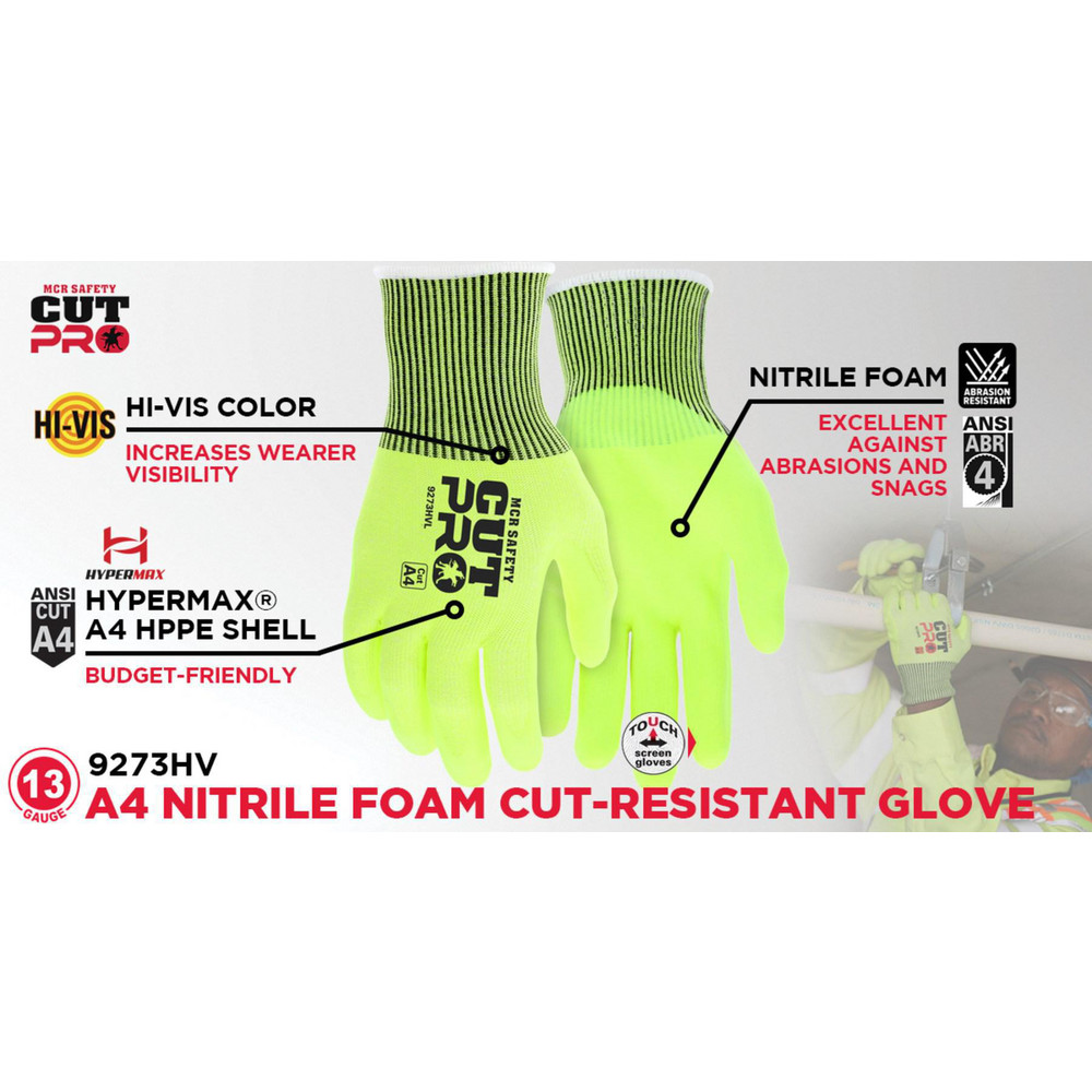 MCR Safety - Cut, Puncture & Abrasion-Resistant Gloves: Cut Pro 9273HV ...