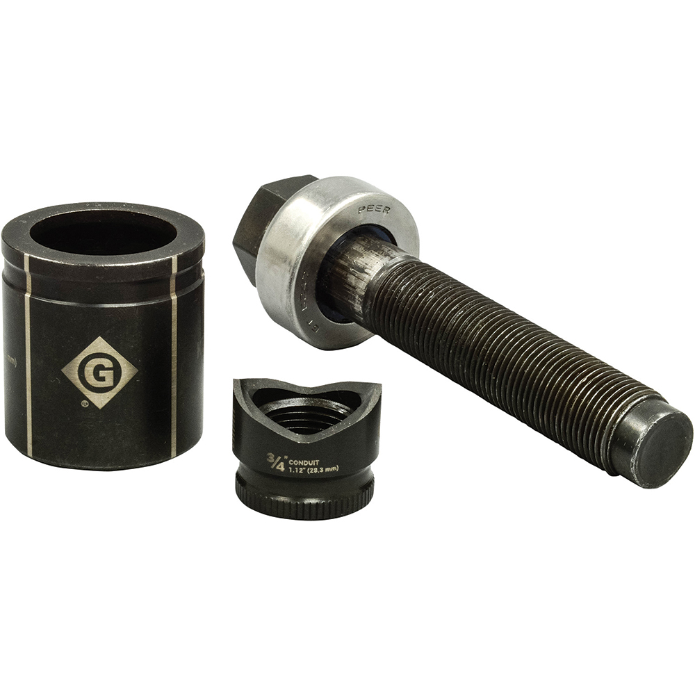 Greenlee - Complete Punch Units; Punch Shape: Round; Punch Type ...