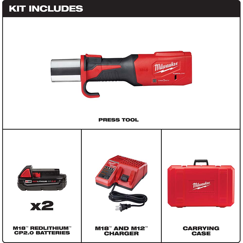 Milwaukee Tool - Benders, Crimpers & Pressers: Type: Press Tool | MSC ...