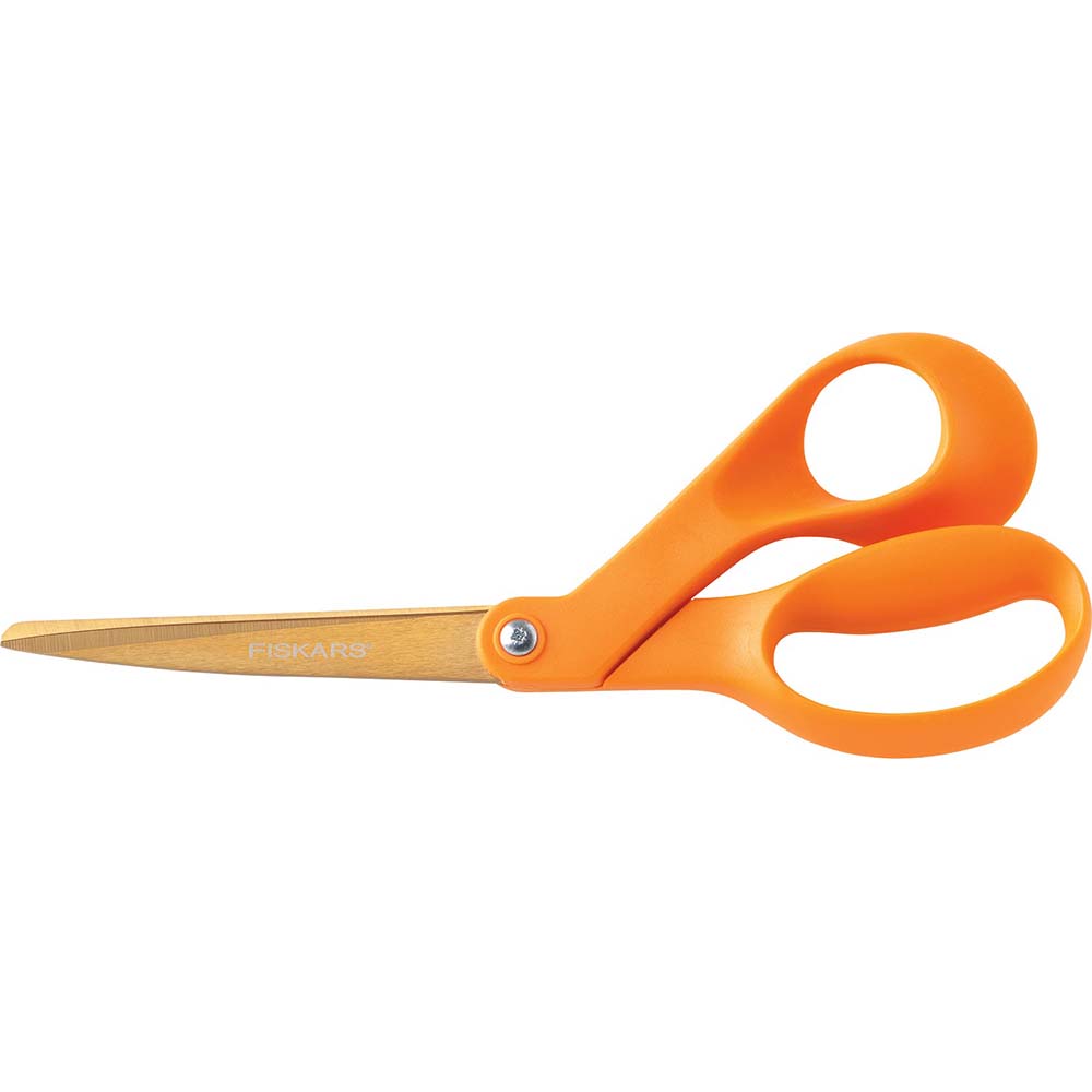 Fiskars - Scissors & Shears; Blade Material: Titanium-Coated Stainless ...
