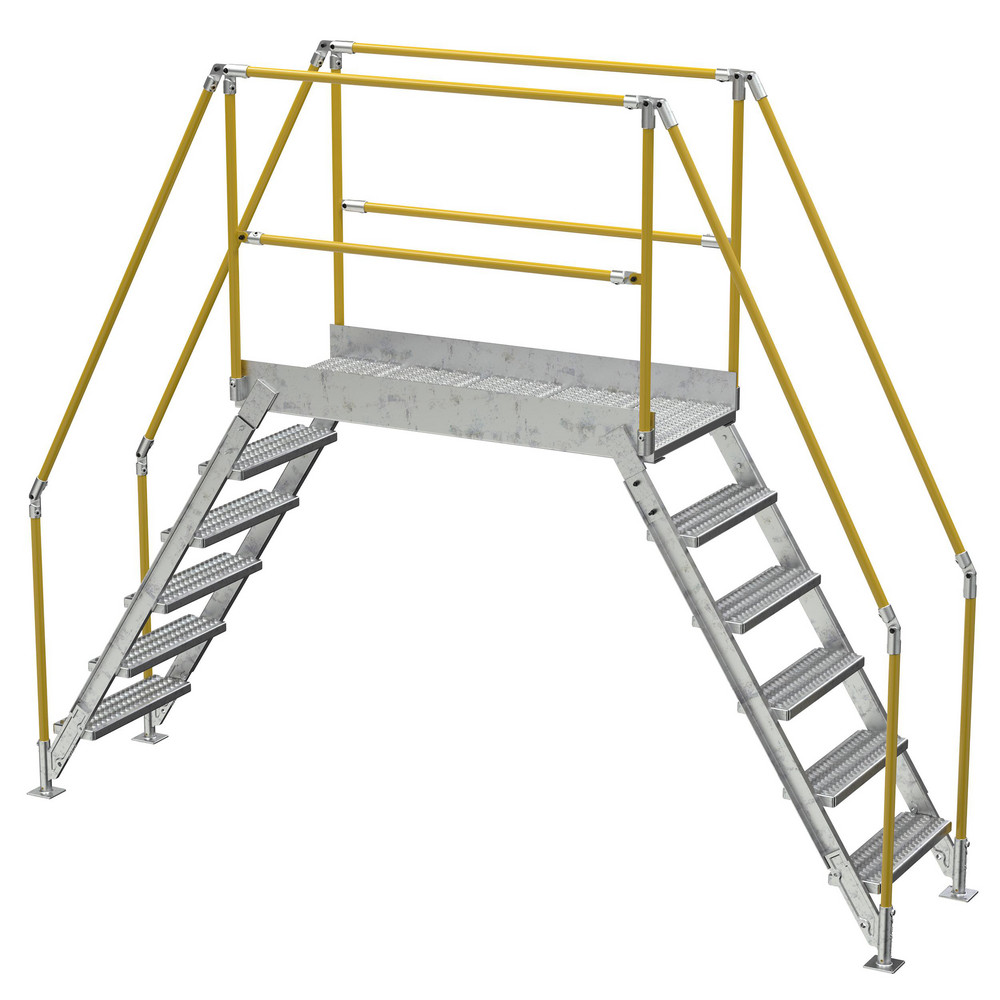 Vestil - 6-Step Steel Crossover Bridge: 500 lb Capacity, 23-1/2 ...