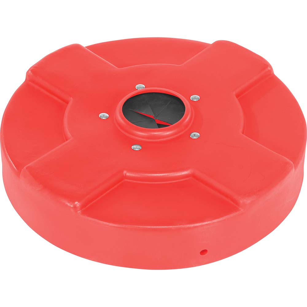Vestil - Trash Can & Recycling Container Lid: Round, For 30 gal Steel ...