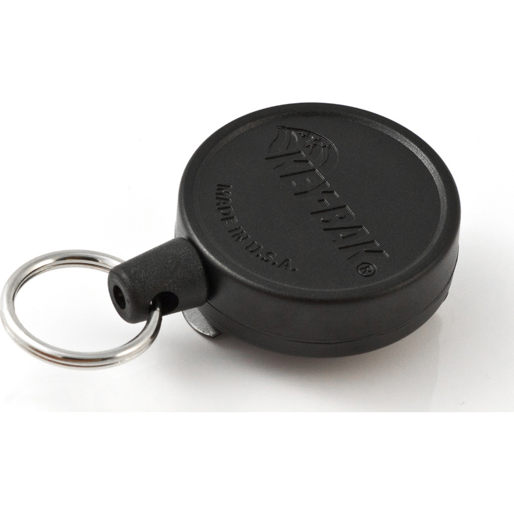 Key-Bak - Key Control: Retractable Key Chain, 10, Black | MSC Direct