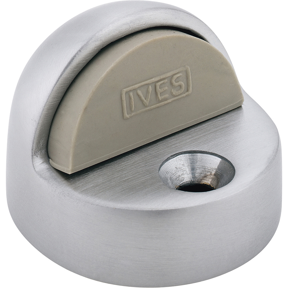 IVES - Door Stops: Type: Floor Stop; Finish/Coating: Aluminum (Satin ...