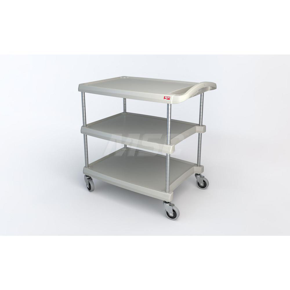 Metro - Utility Utility Cart: 34-3/4" Long, 23-7/16" Wide, Polymer ...