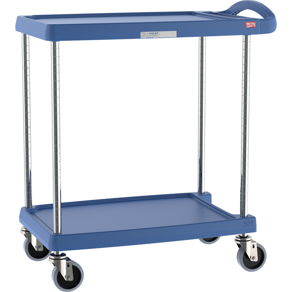 Metro - Utility Utility Cart: 31-1/2" Long, 18-5/16" Wide, Polymer ...