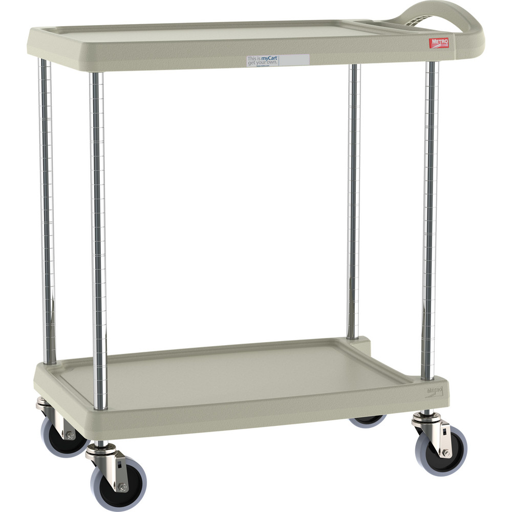 Metro - Utility Utility Cart: 31-1/2" Long, 18-5/16" Wide, Polymer ...