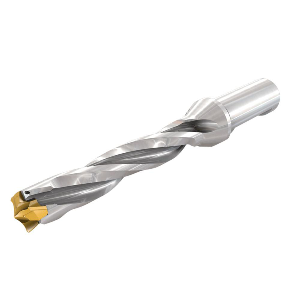 Iscar - Replaceable-Tip Drill: 0.531 to 0.547" Dia, 2.774" Max Depth, 5 ...