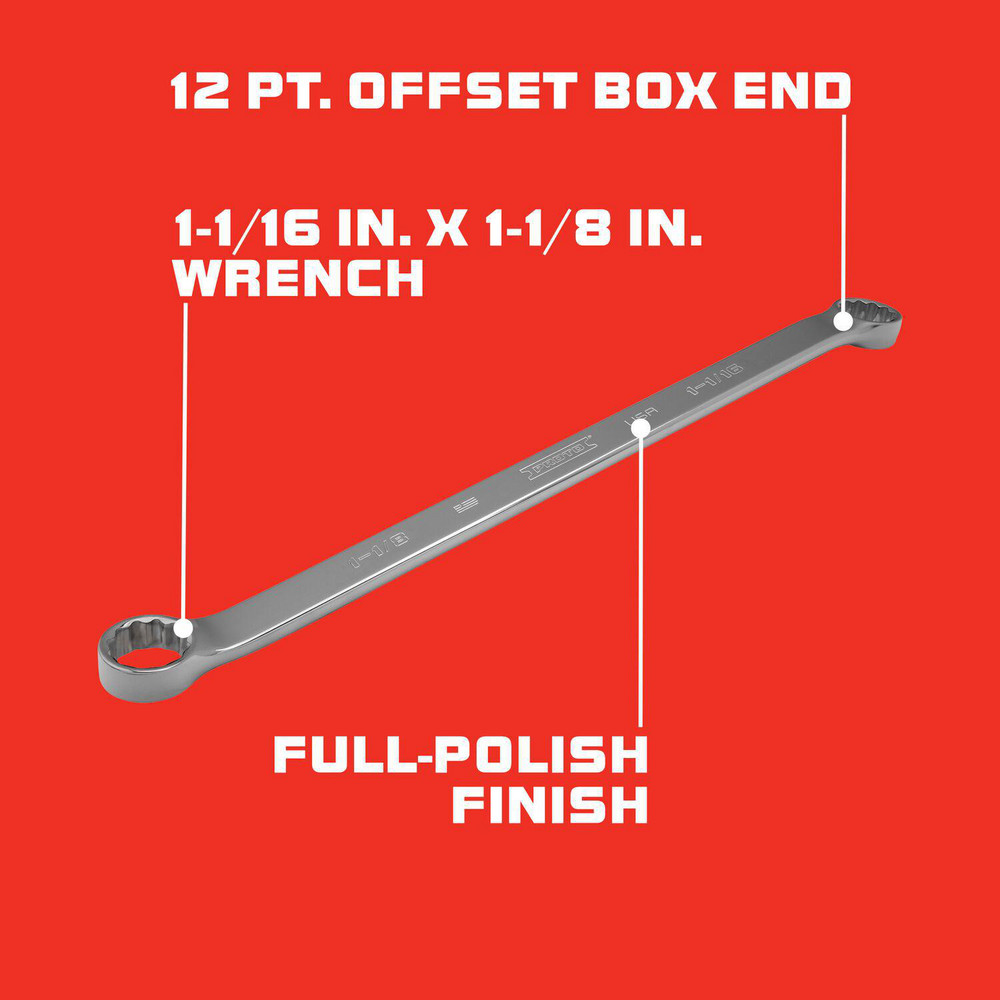 Proto - Offset Box End Wrench: 12 Point, Double End | MSC Direct