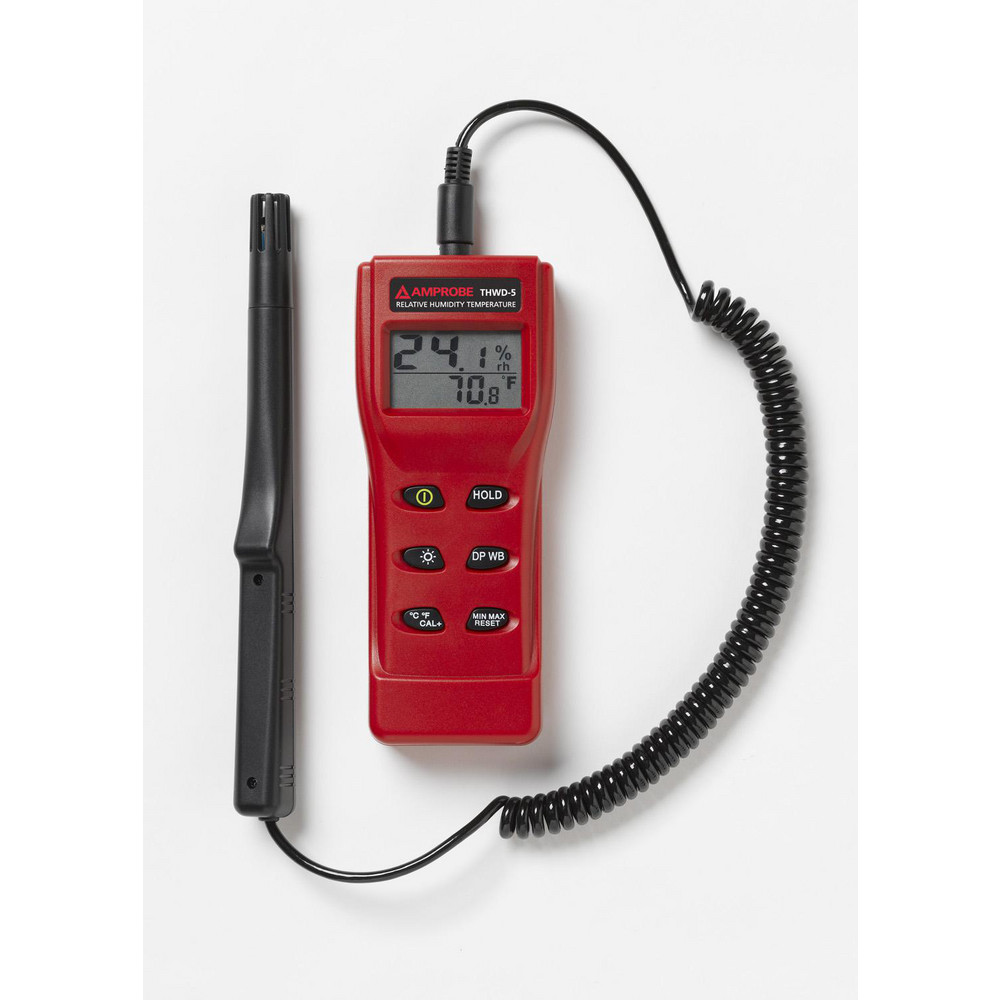 Amprobe - The THWD-5 Relative Humidity and Temperature Meter with wet ...