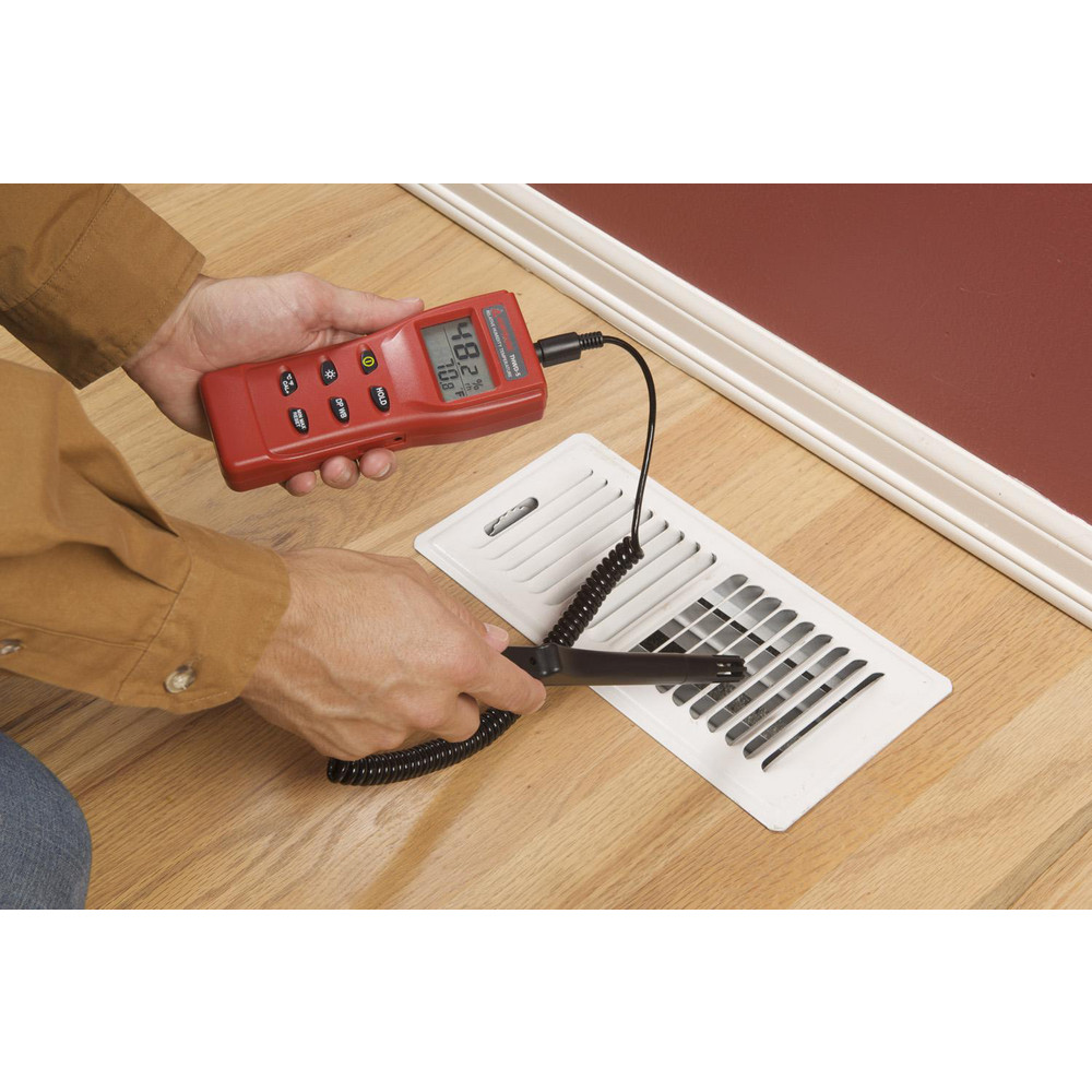 Amprobe - The THWD-5 Relative Humidity and Temperature Meter with wet ...