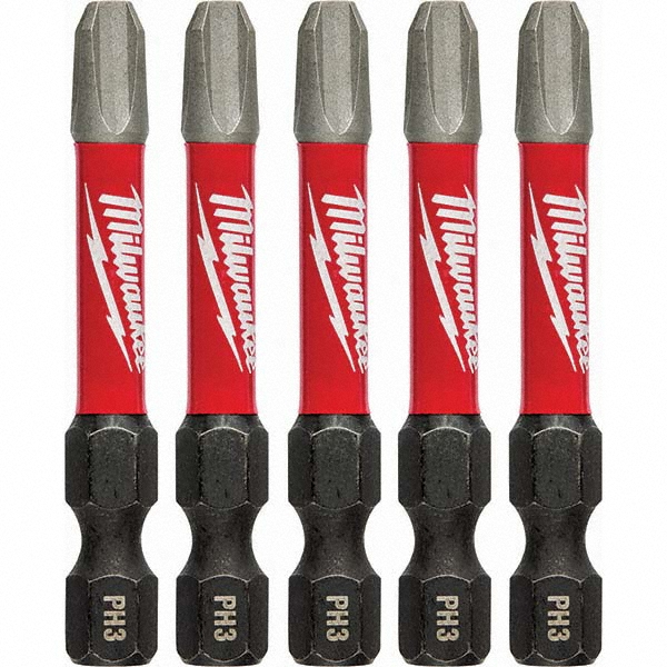 Milwaukee Tool - 1/4" Hex #3 Phillips Impact Ready Bit - 15864986 - MSC ...
